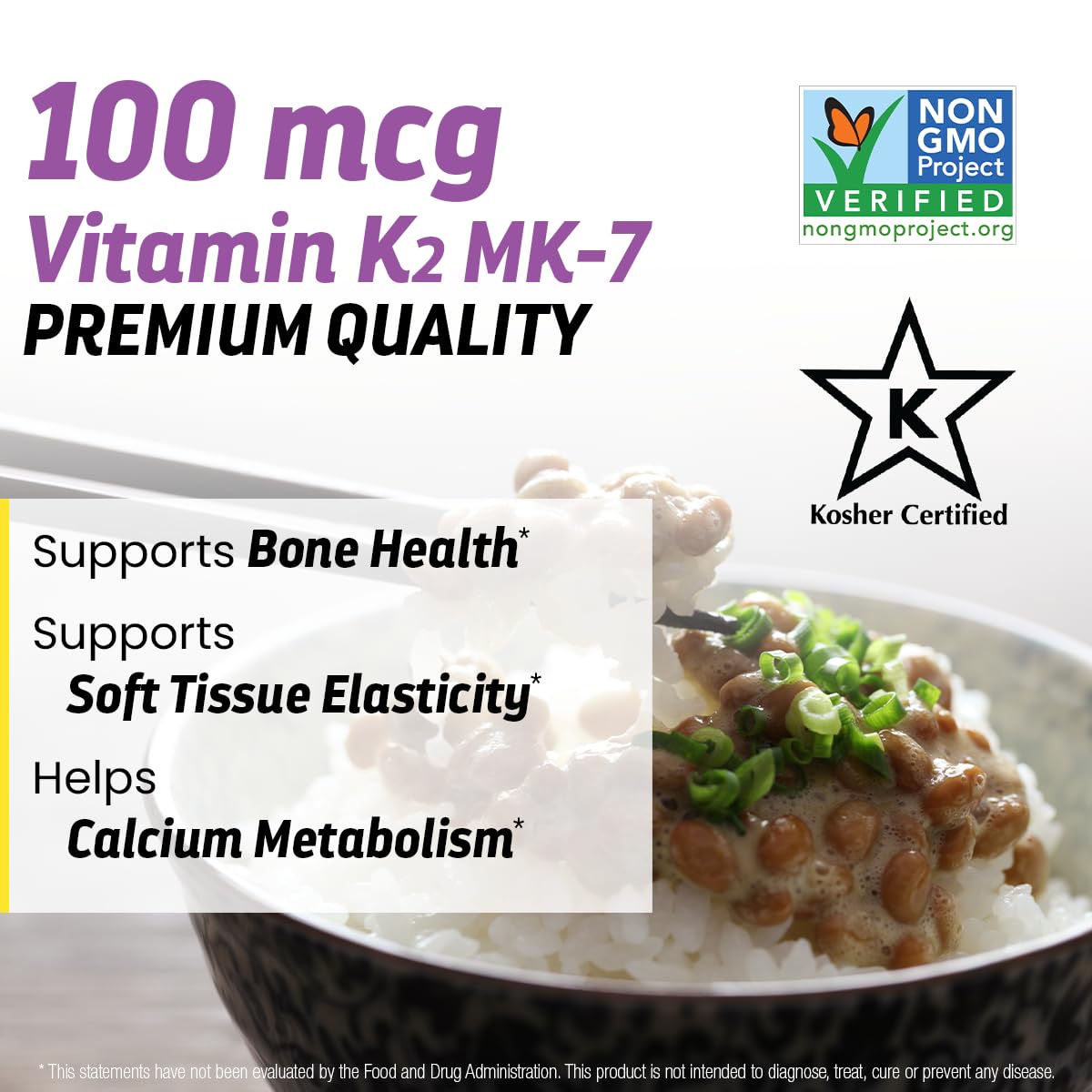 Vitamin K2 MK7 promotes healthy skin