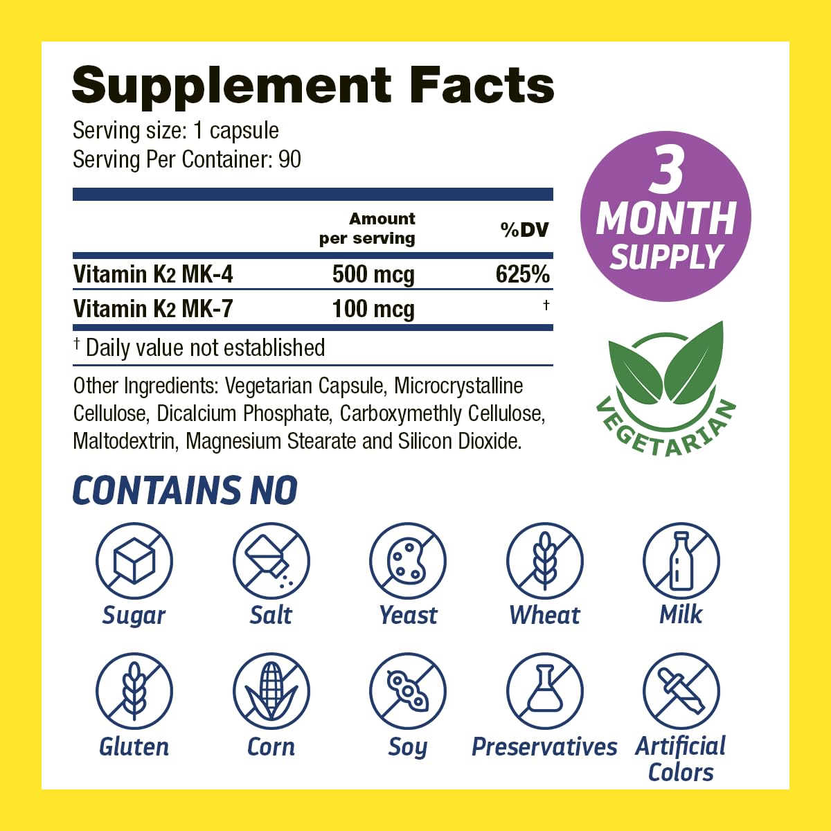 Vitamin K2 MK7 softgels for health