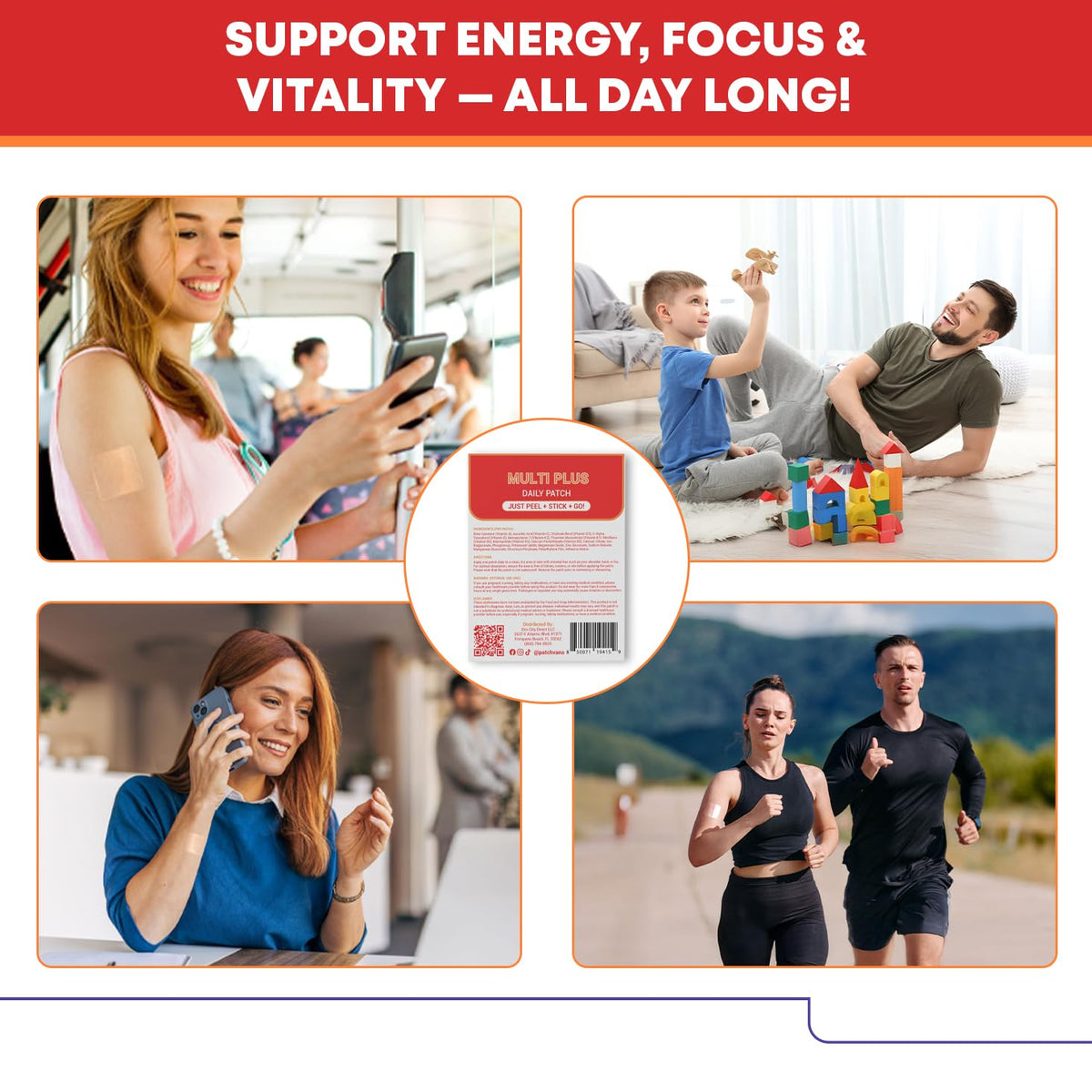 Vitamin patches for enhanced nutrient absorption