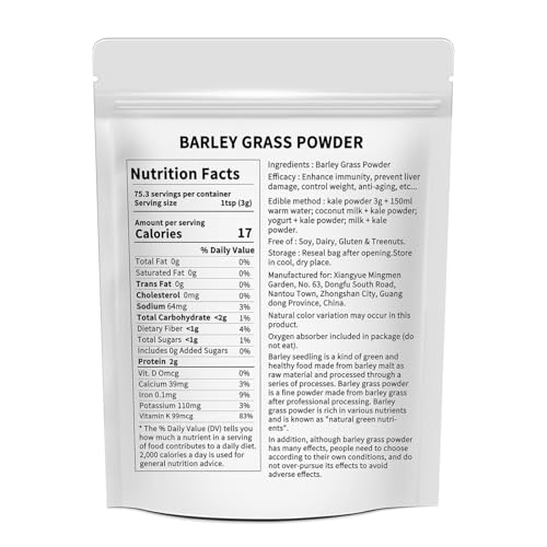 vitamin rich barley grass supplement