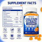 vitamin-rich calcium gummies for overall wellness