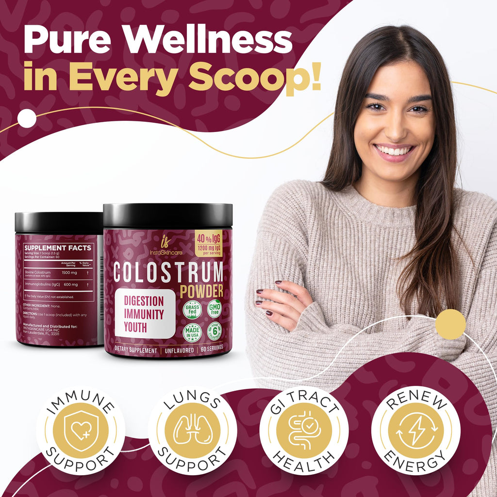 vitamin-rich colostrum supplement powder