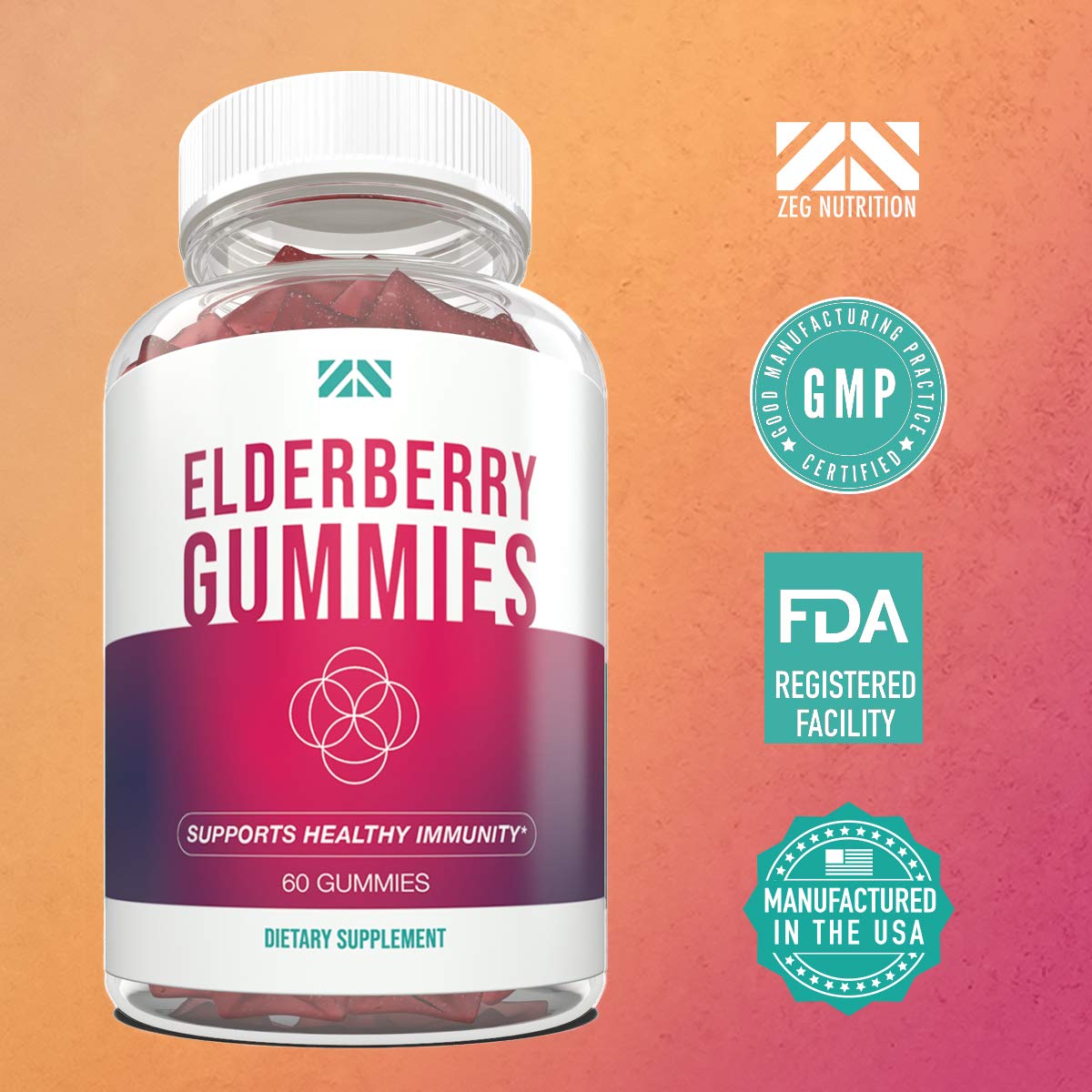 vitamin-rich elderberry gummies for health