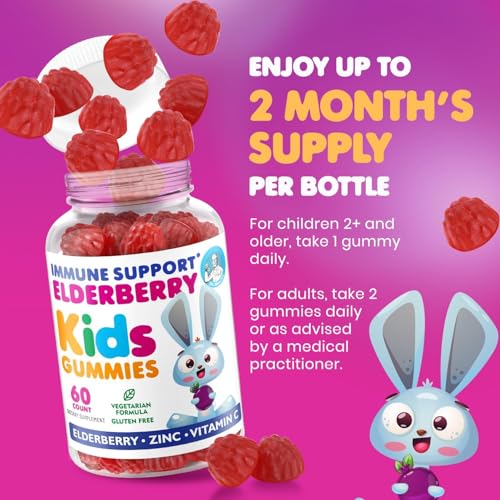 vitamin-rich elderberry gummies for kids