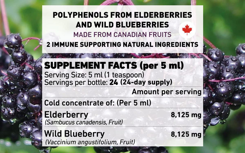 vitamin-rich elderberry liquid supplement