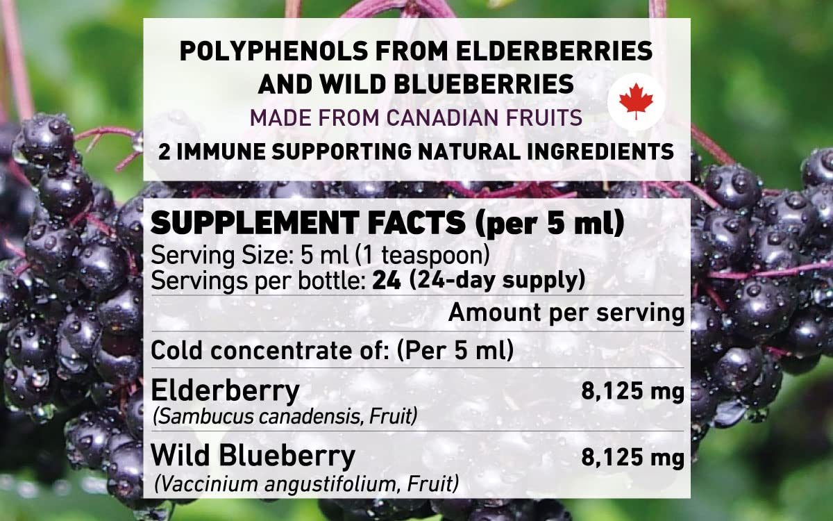 vitamin-rich elderberry liquid supplement