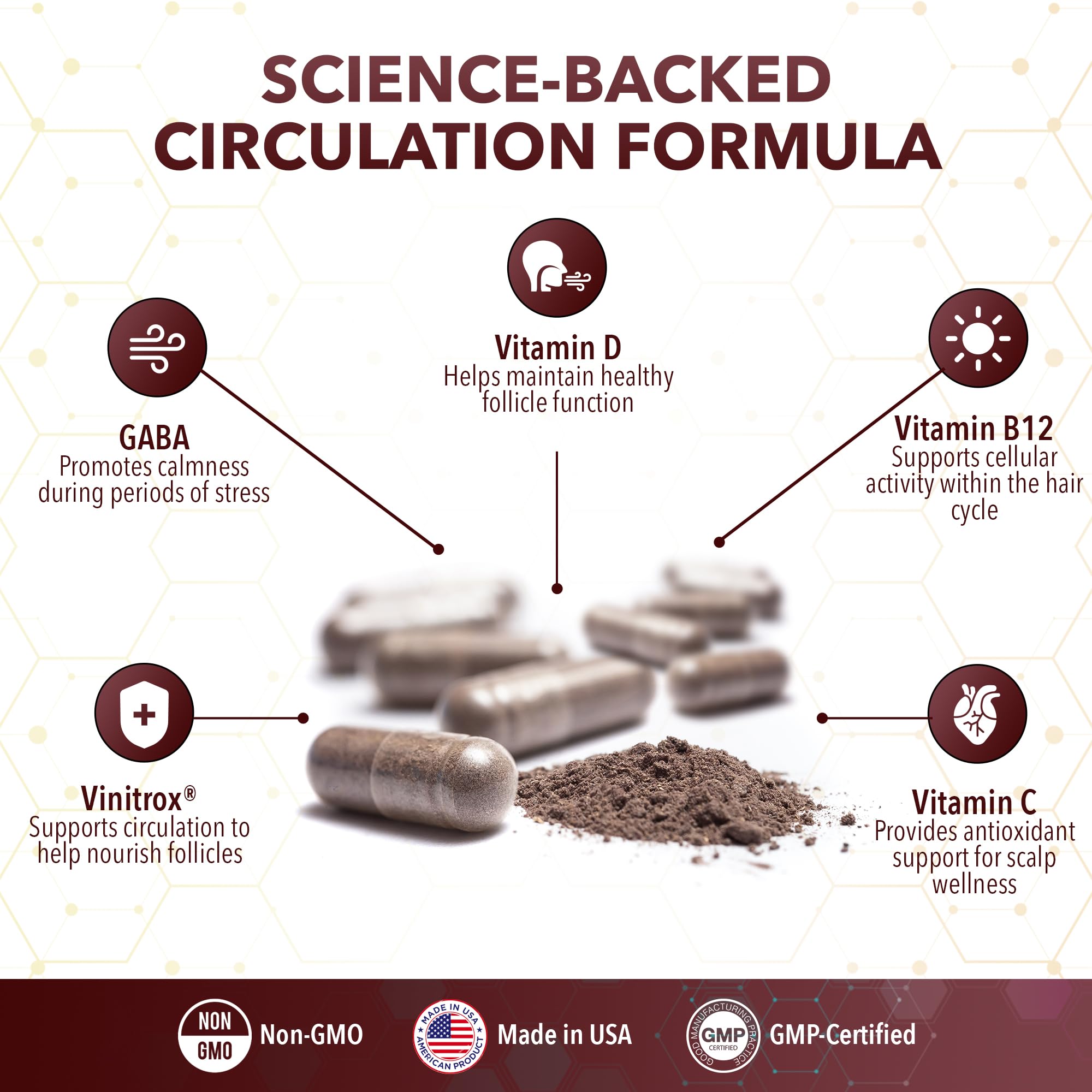 vitamin-rich hair growth support