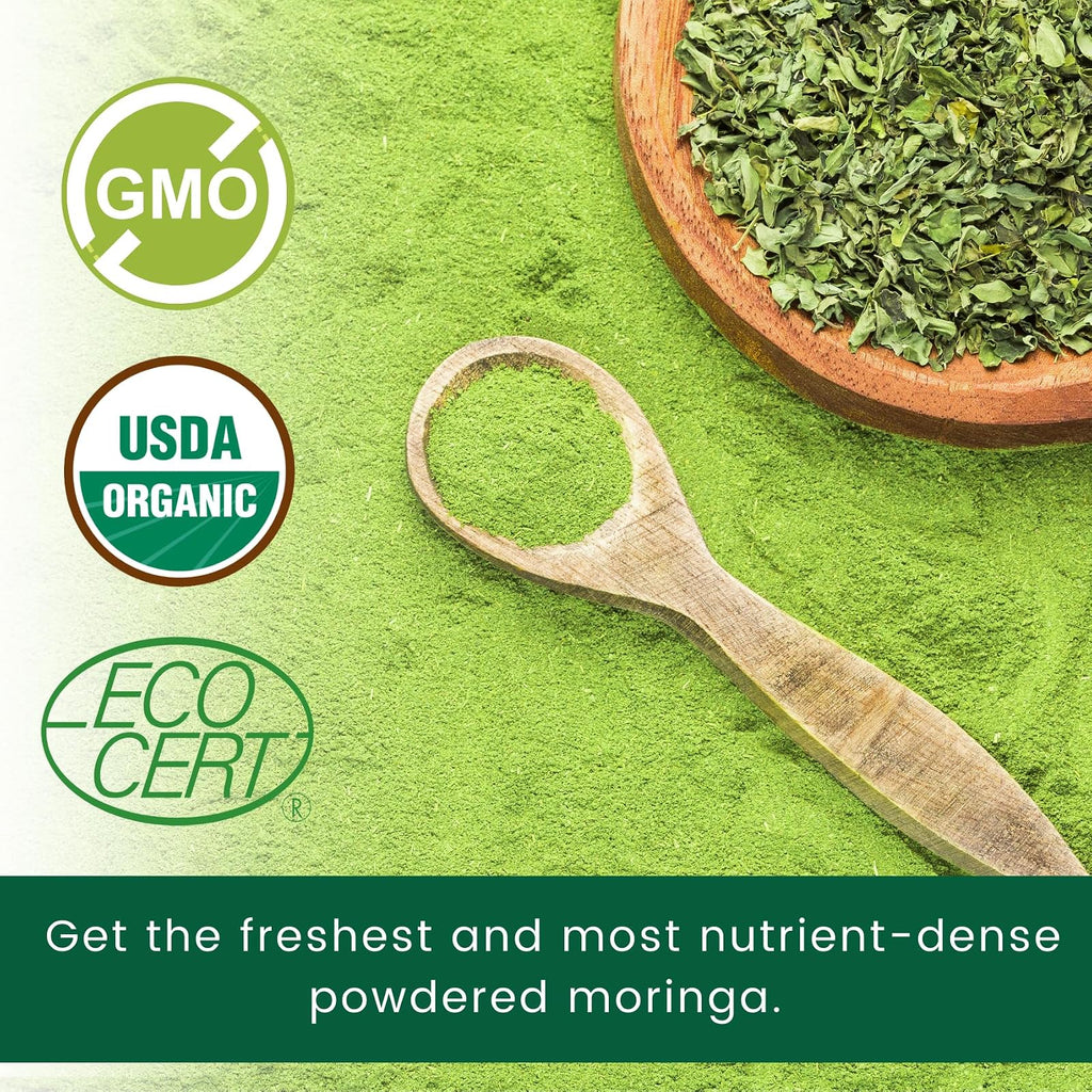 vitamin-rich moringa powder supplement