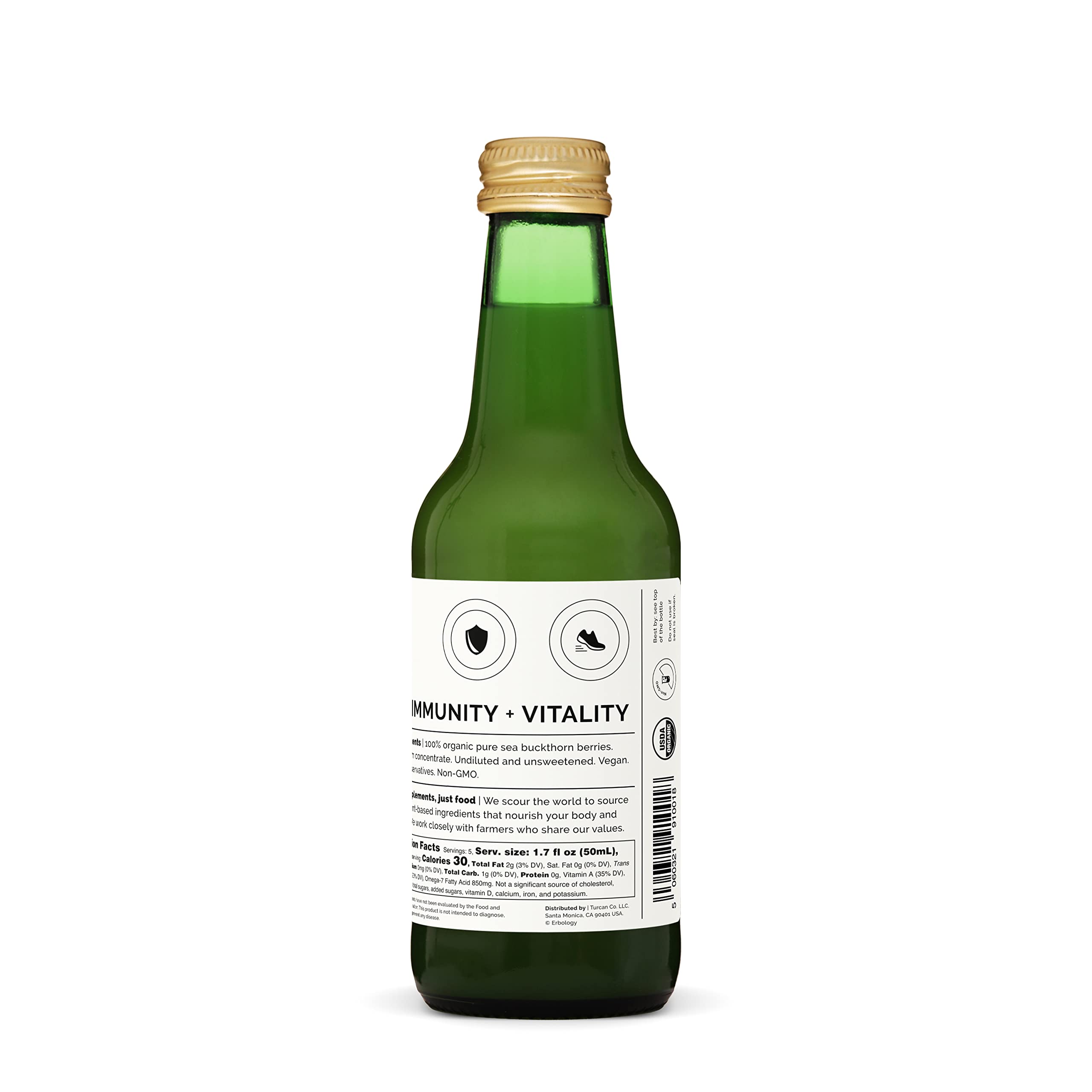 vitamin-rich sea buckthorn juice drink