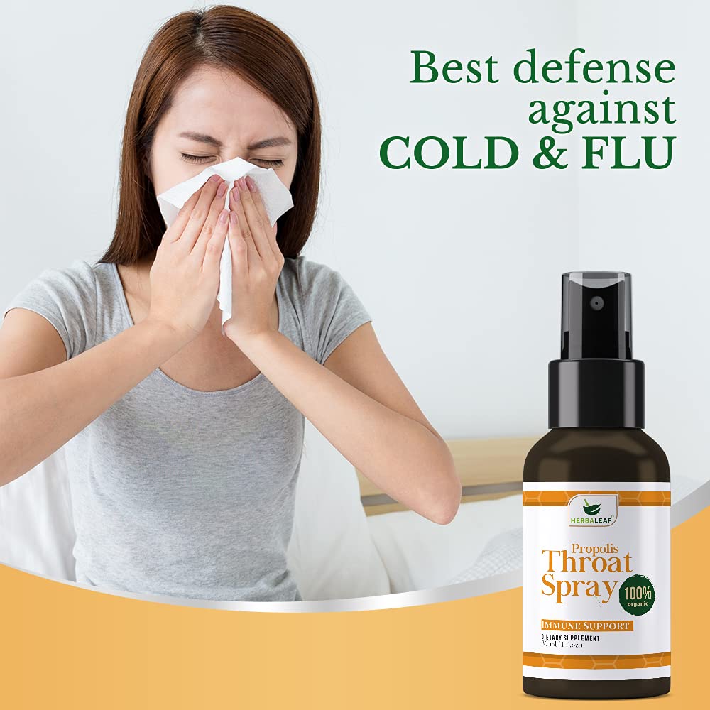 Vitamin-rich throat spray for healing