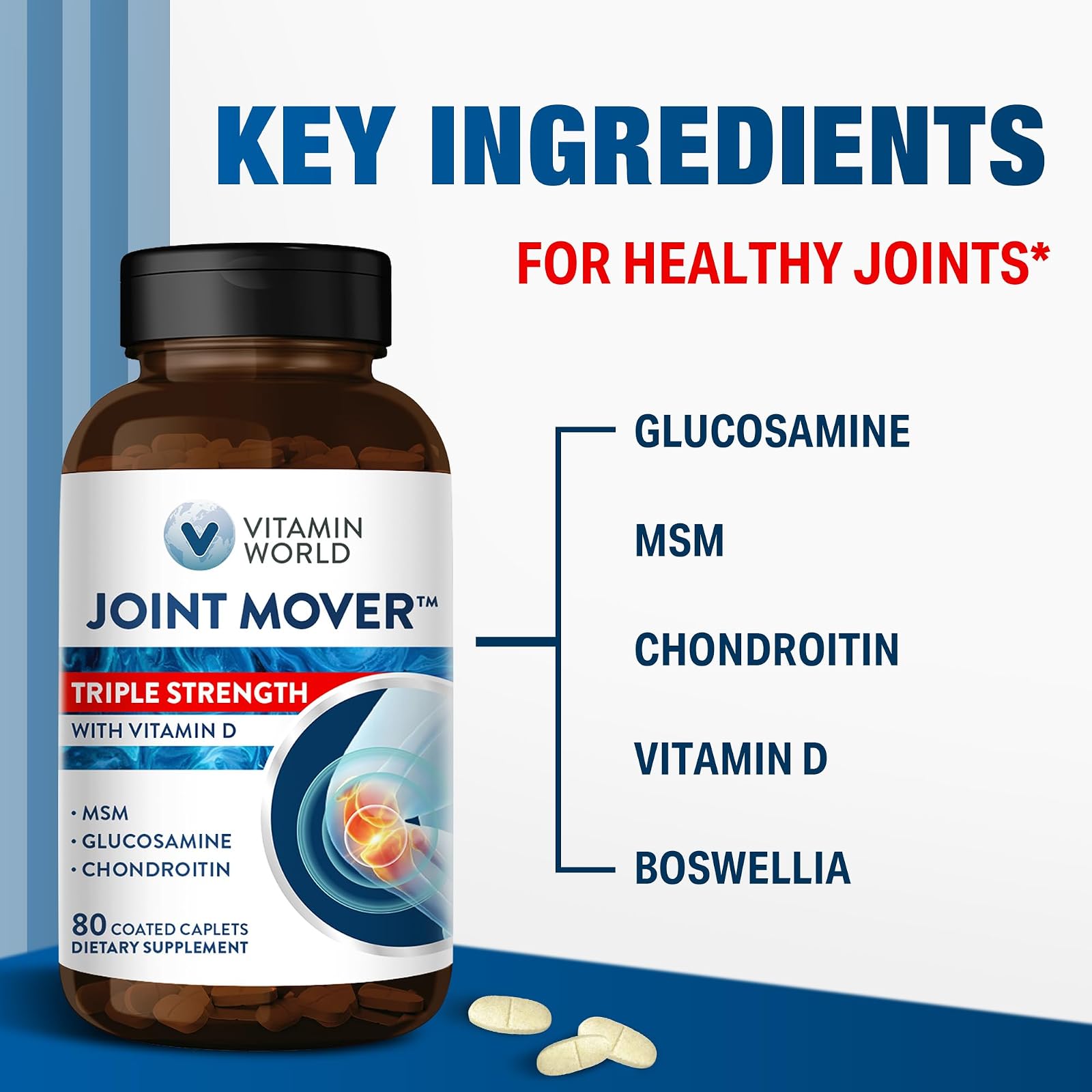 Vitamin World glucosamine for flexibility