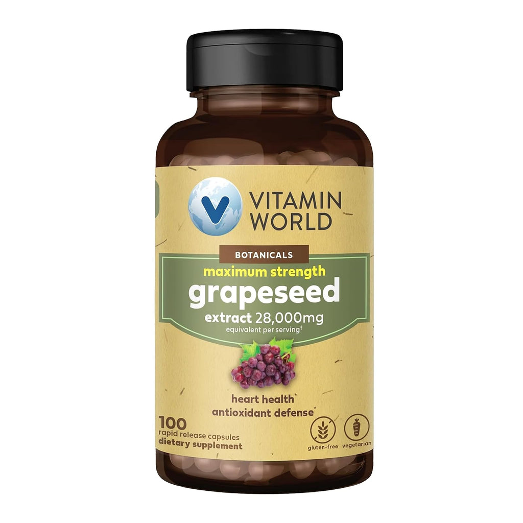 Vitamin World Grape Seed Extract benefits