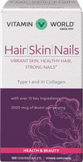 Vitamin World hair skin & nails formula