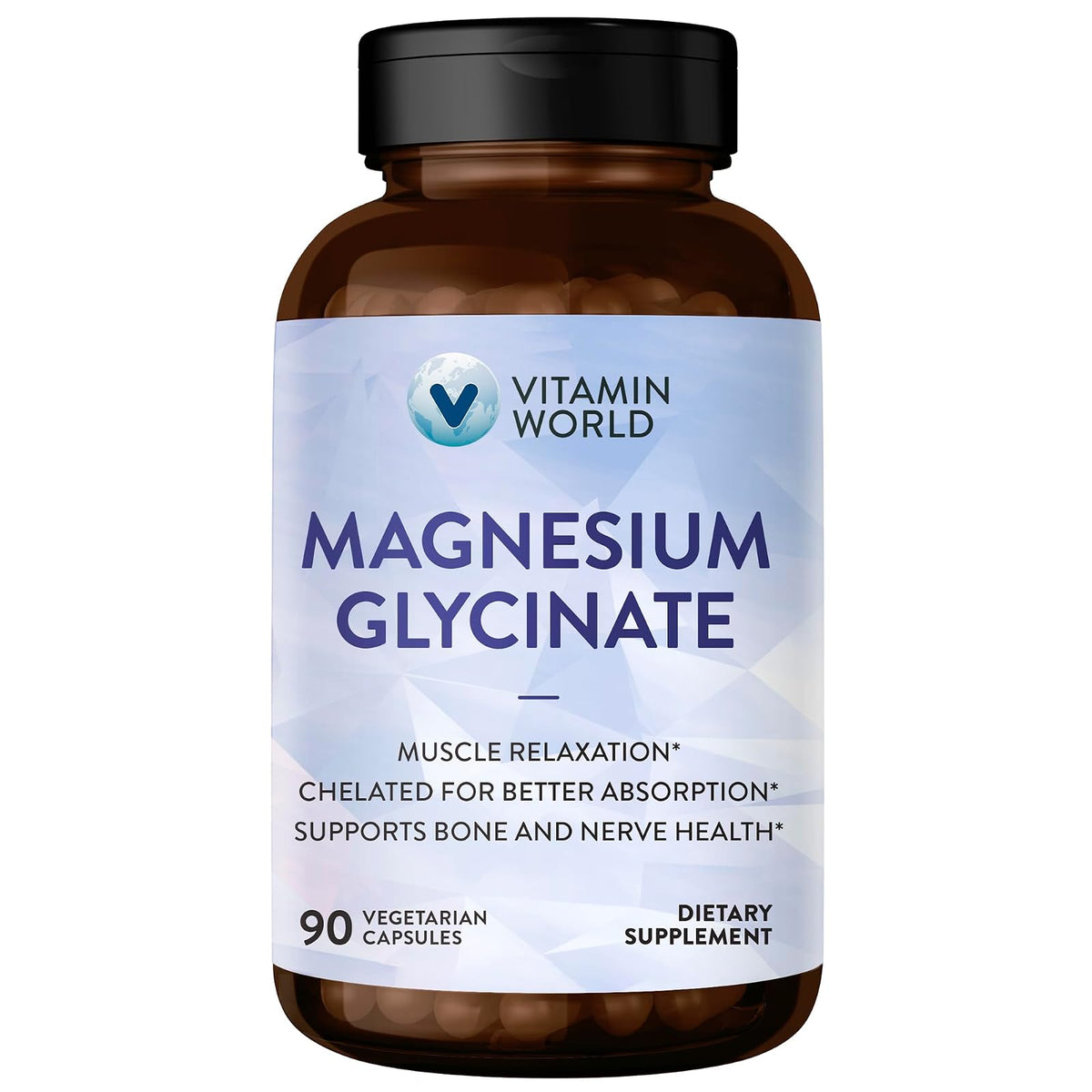 Vitamin World Magnesium Glycinate capsules