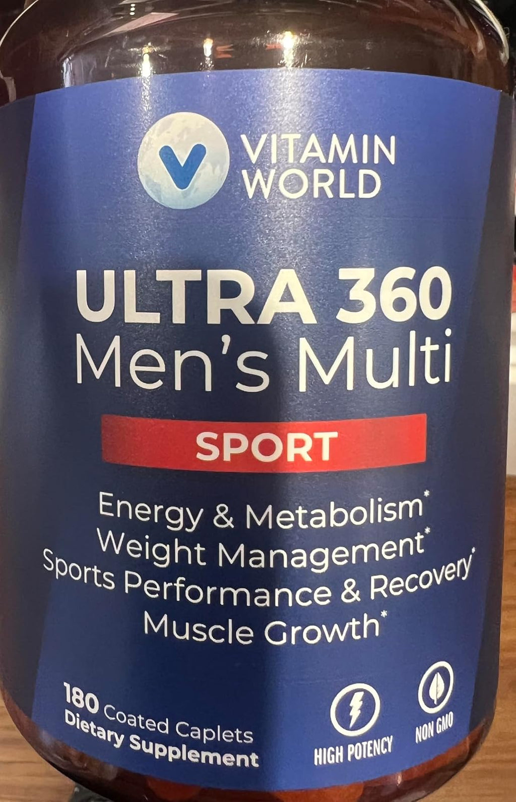 Vitamin World men's multivitamins for energy