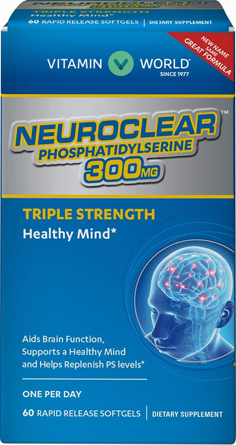 Vitamin World NeuroClear softgels for brain health