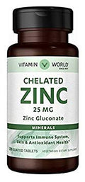 Vitamin World zinc supplement for immunity