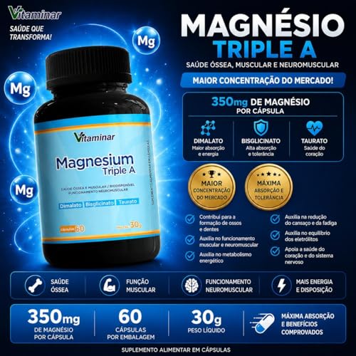 Vitaminar magnesium capsules for energy