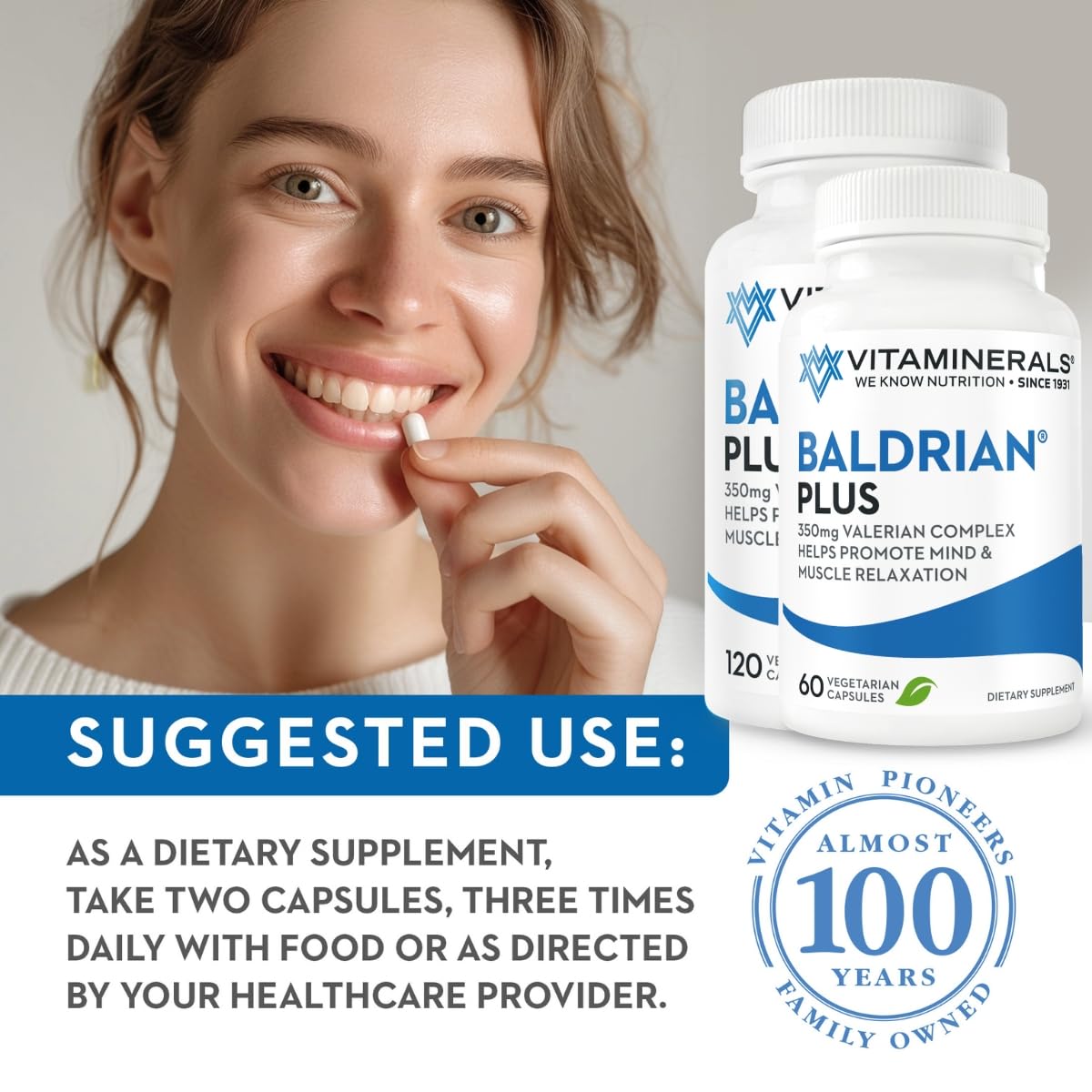 Vitaminerals Baldrian Plus benefits