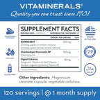 Vitaminerals Normagest gut wellness formula