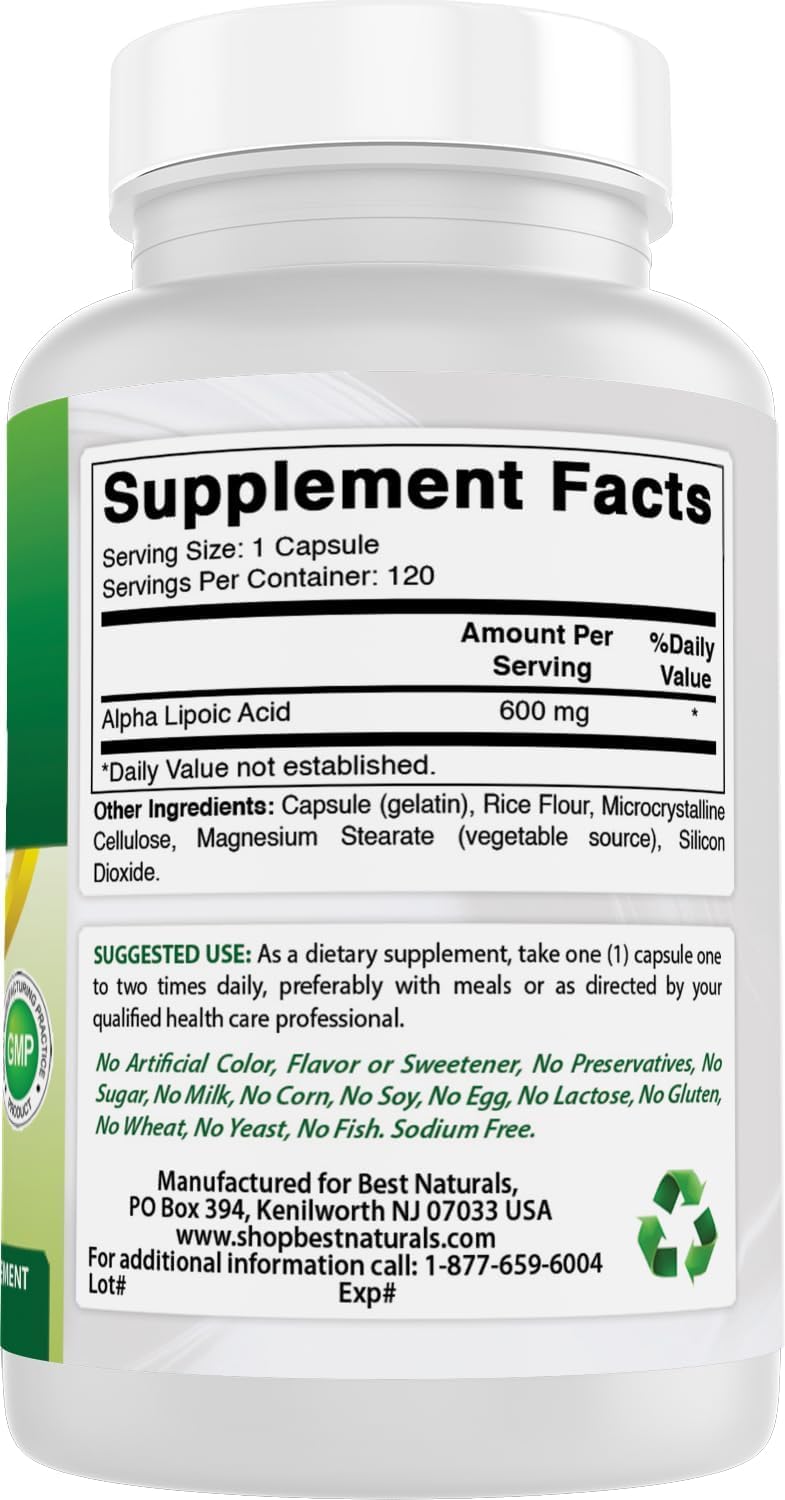 VitaminEsentials alpha lipoic acid supplement