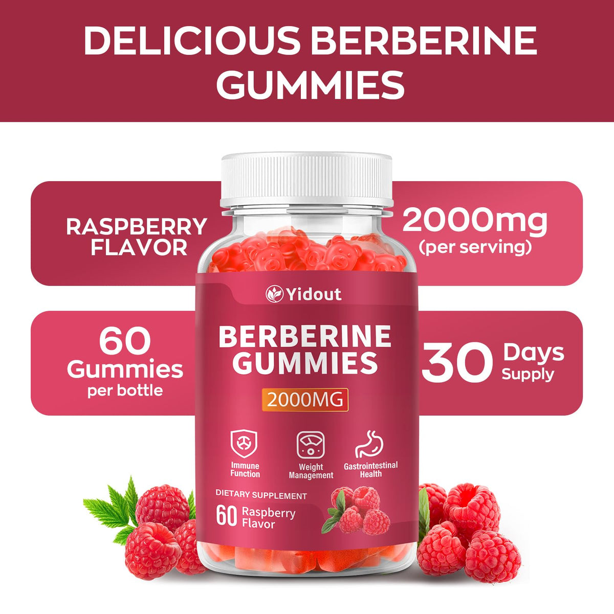 VitaminEsentials berberine gummy benefits