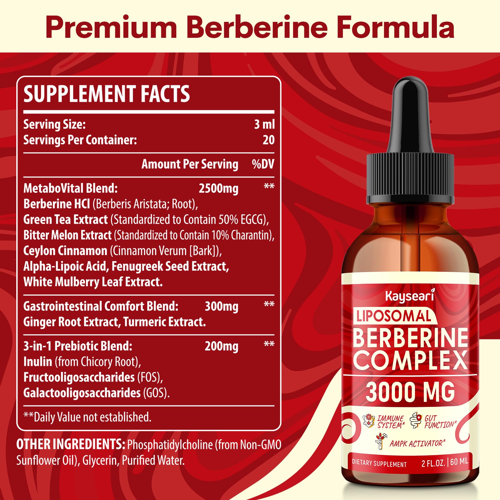 VitaminEsentials berberine health drops