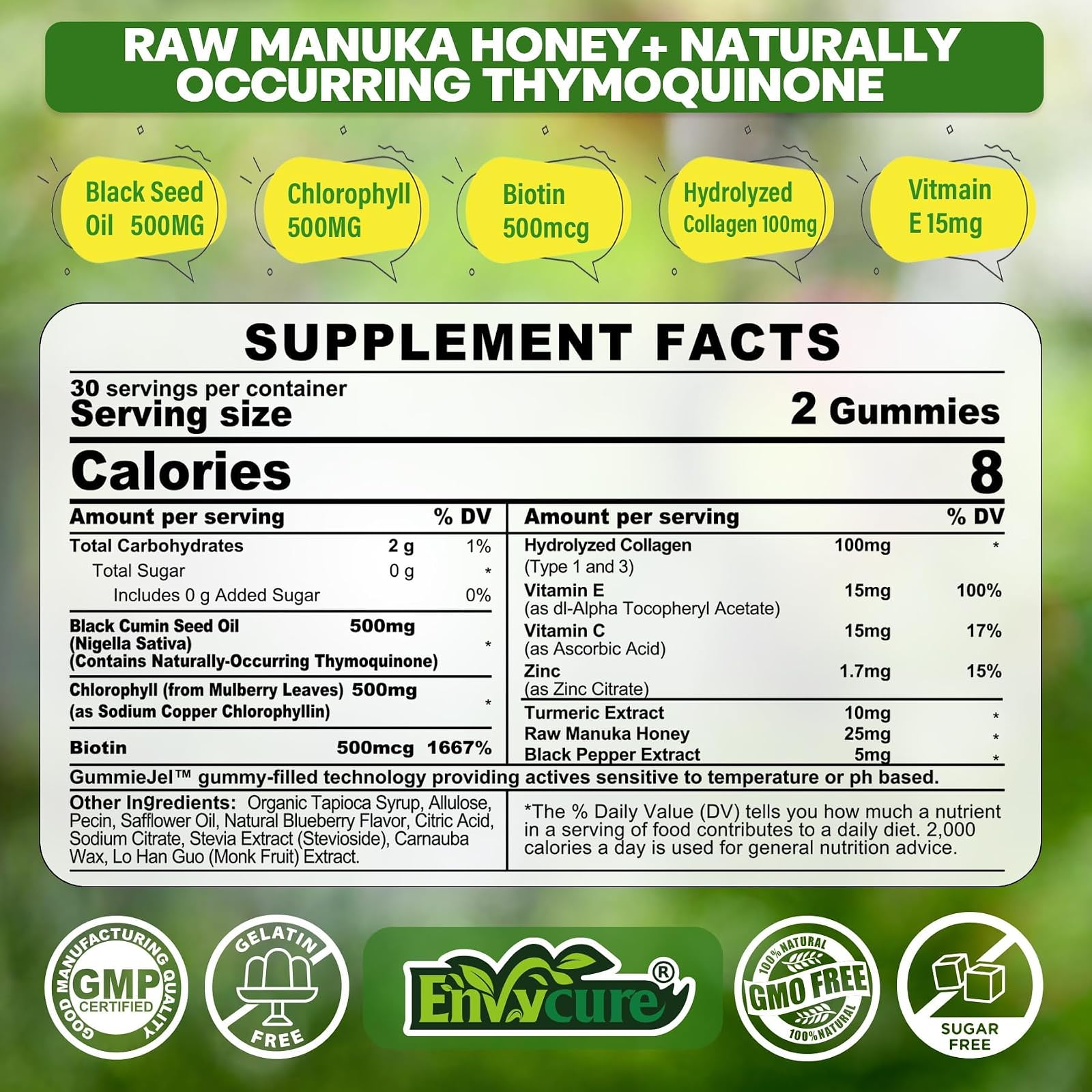 VitaminEsentials biotin gummies for skin