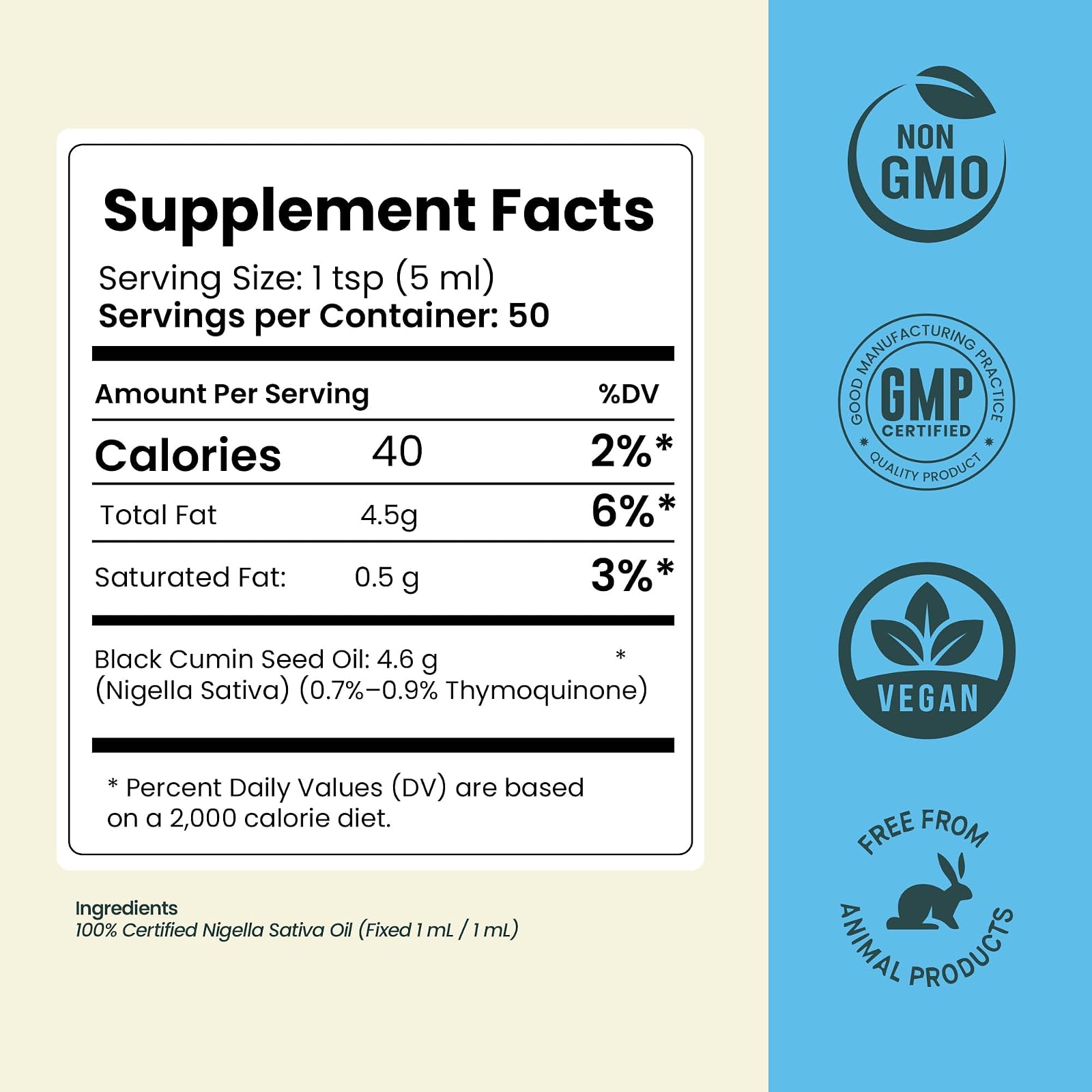 VitaminEsentials black seed oil quality