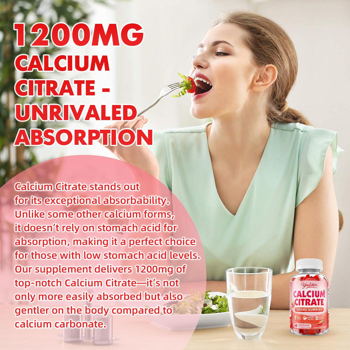 VitaminEsentials calcium citrate for better absorption