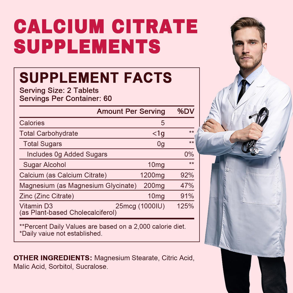 VitaminEsentials calcium citrate for healthy bones