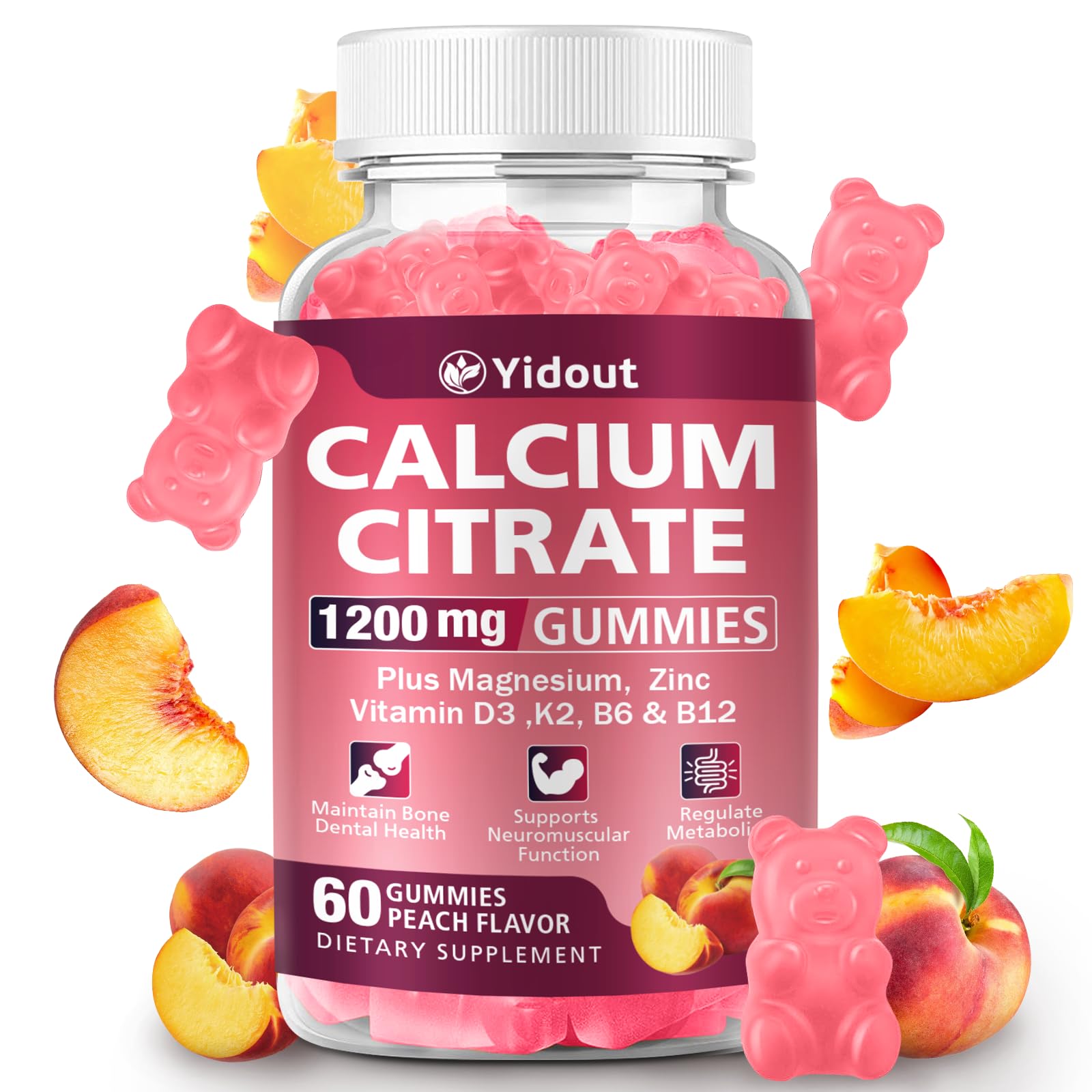 VitaminEsentials calcium citrate gummies for strong bones