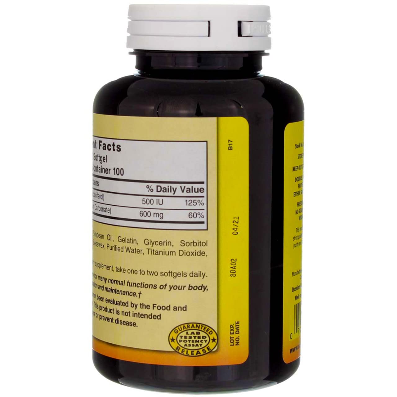 VitaminEsentials calcium citrate softgels
