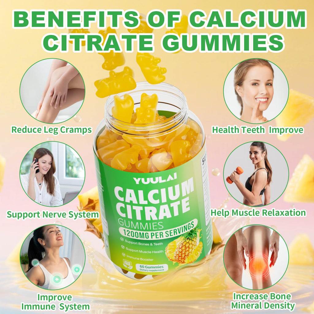 VitaminEsentials calcium gummies for daily health