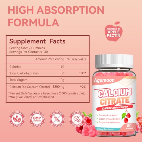 VitaminEsentials calcium gummies for easy intake