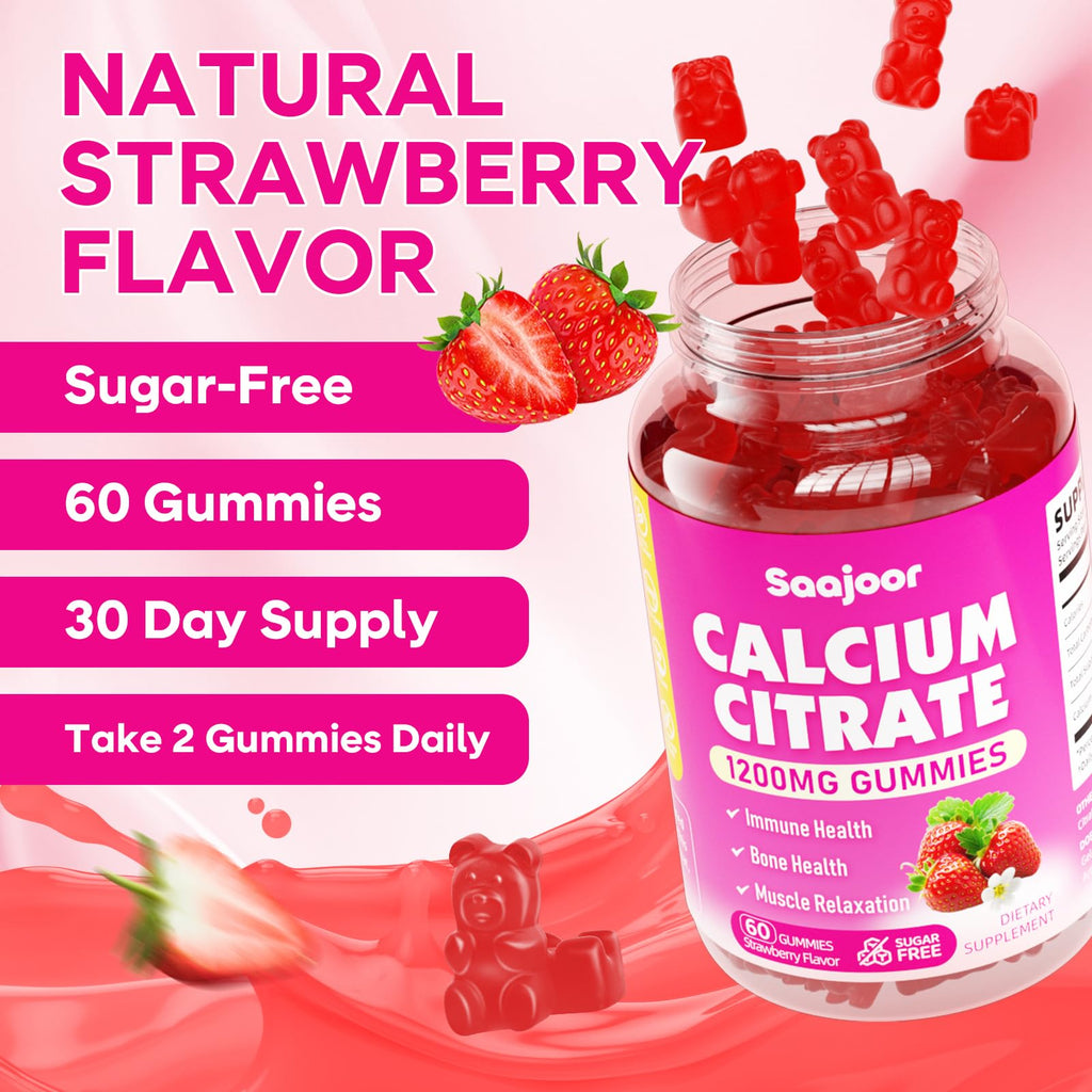 VitaminEsentials calcium gummies with natural flavour