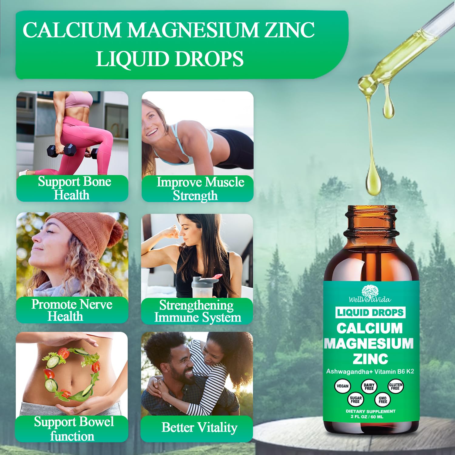 VitaminEsentials calcium liquid for health