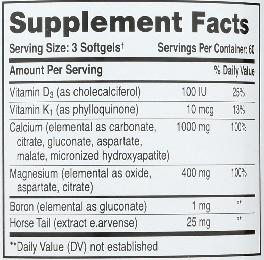 VitaminEsentials calcium softgels for health