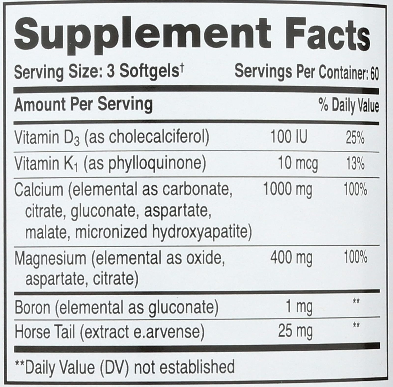 VitaminEsentials calcium softgels for health