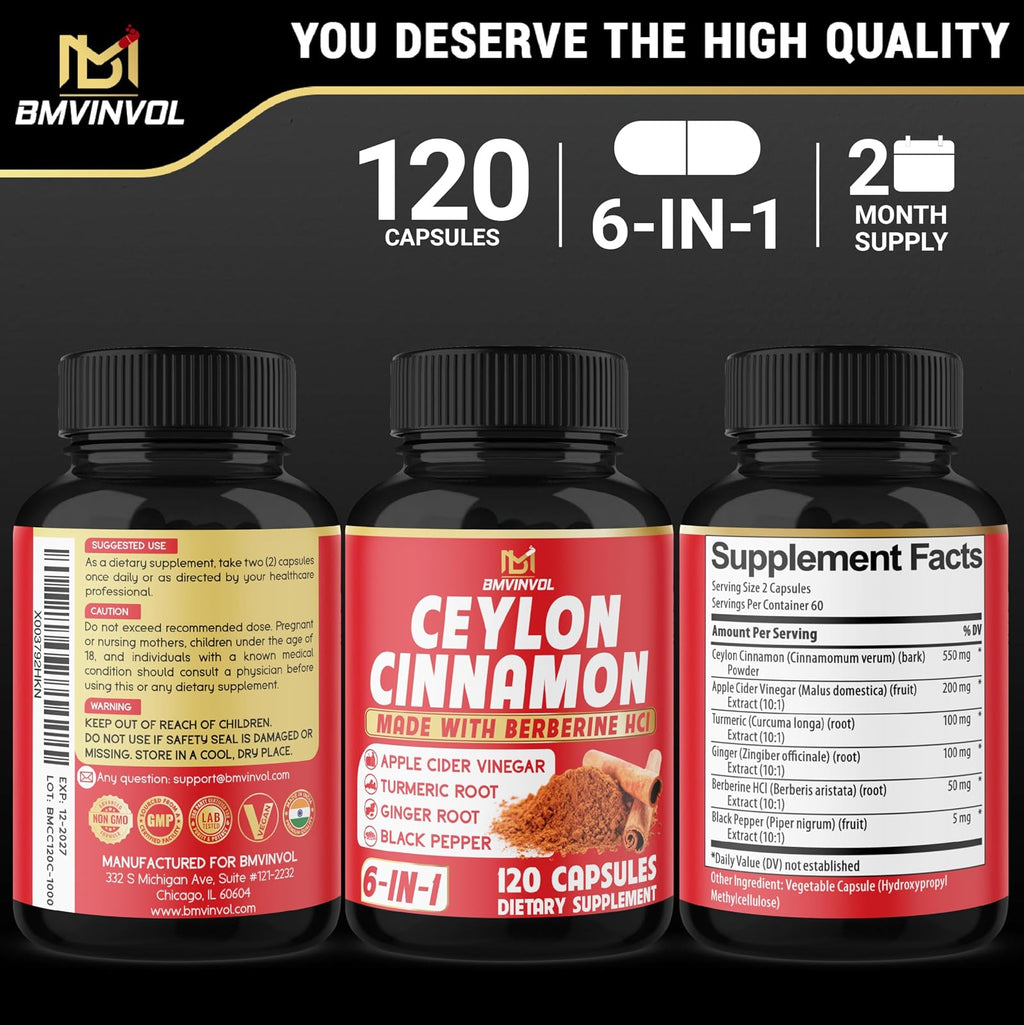 VitaminEsentials Ceylon cinnamon capsules