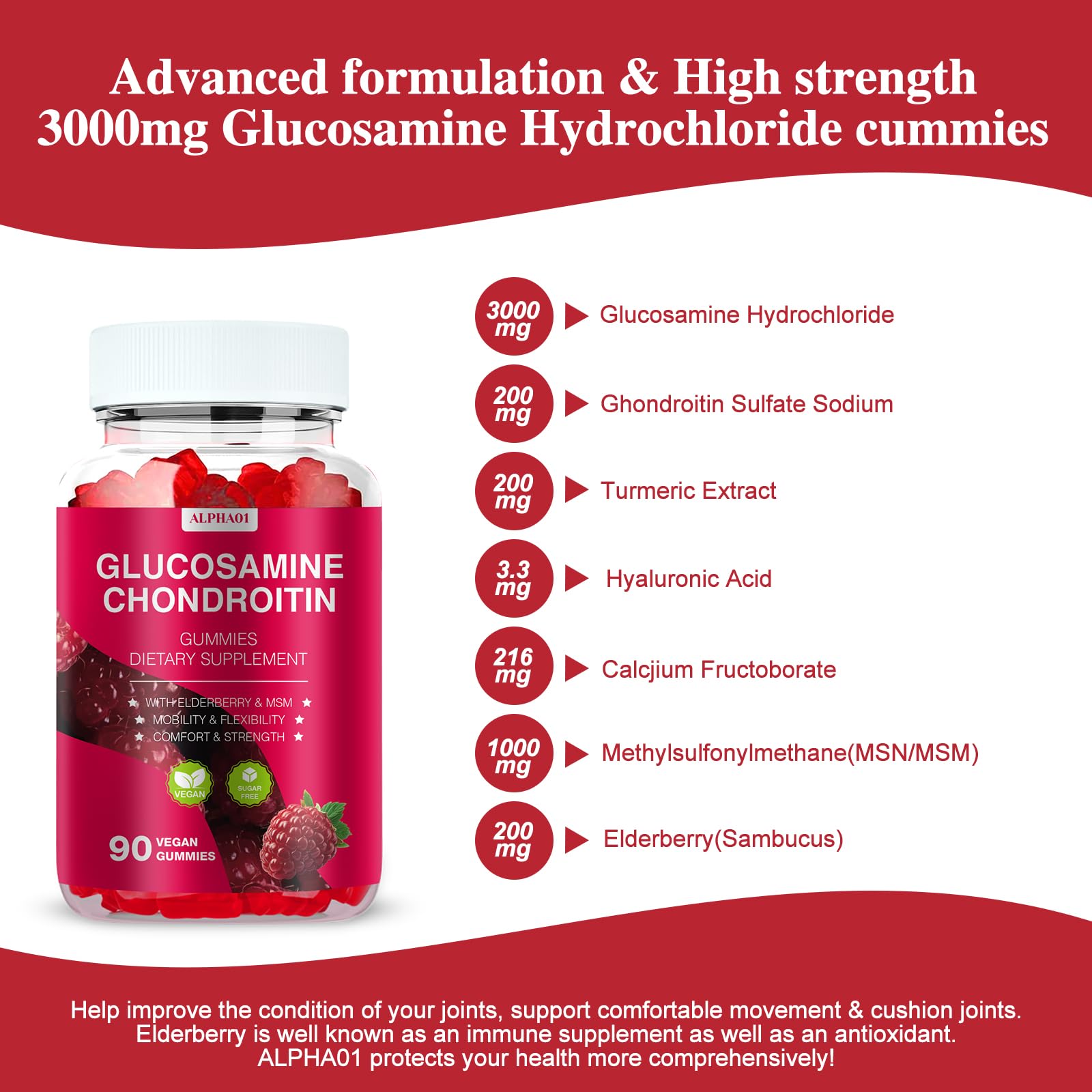 VitaminEsentials chondroitin gummies for pain relief
