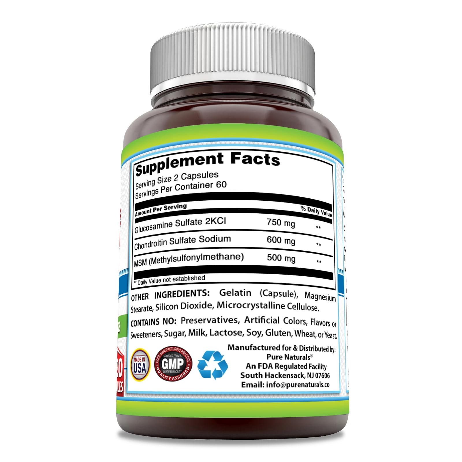 VitaminEsentials chondroitin MSM capsules