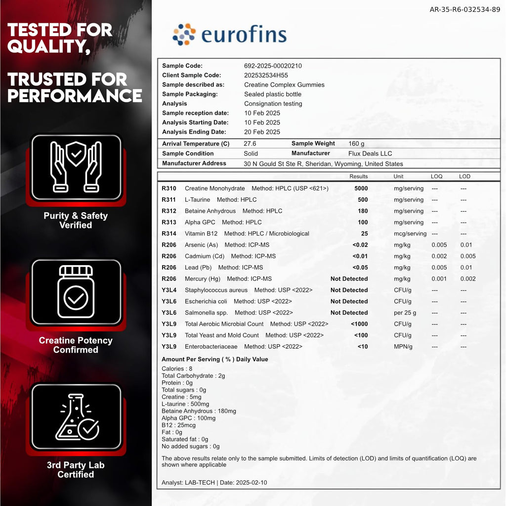 VitaminEsentials creatine for strength gains