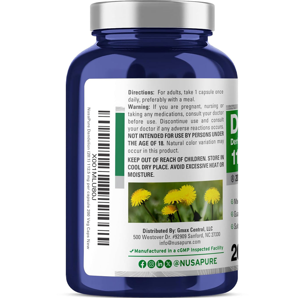 VitaminEsentials dandelion herbal supplement