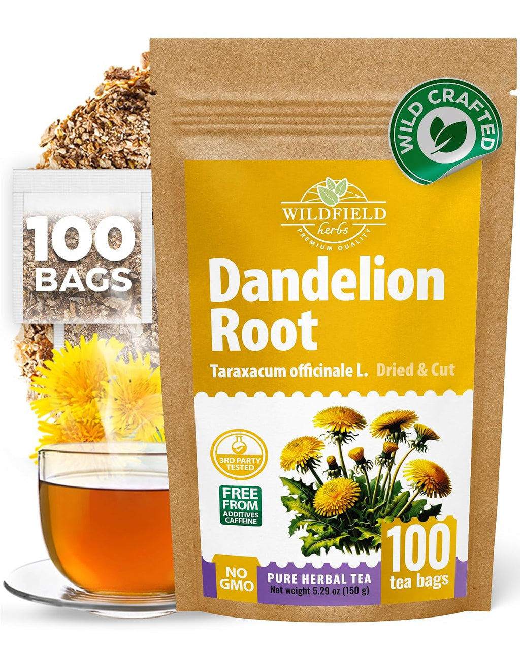 VitaminEsentials dandelion root tea bags