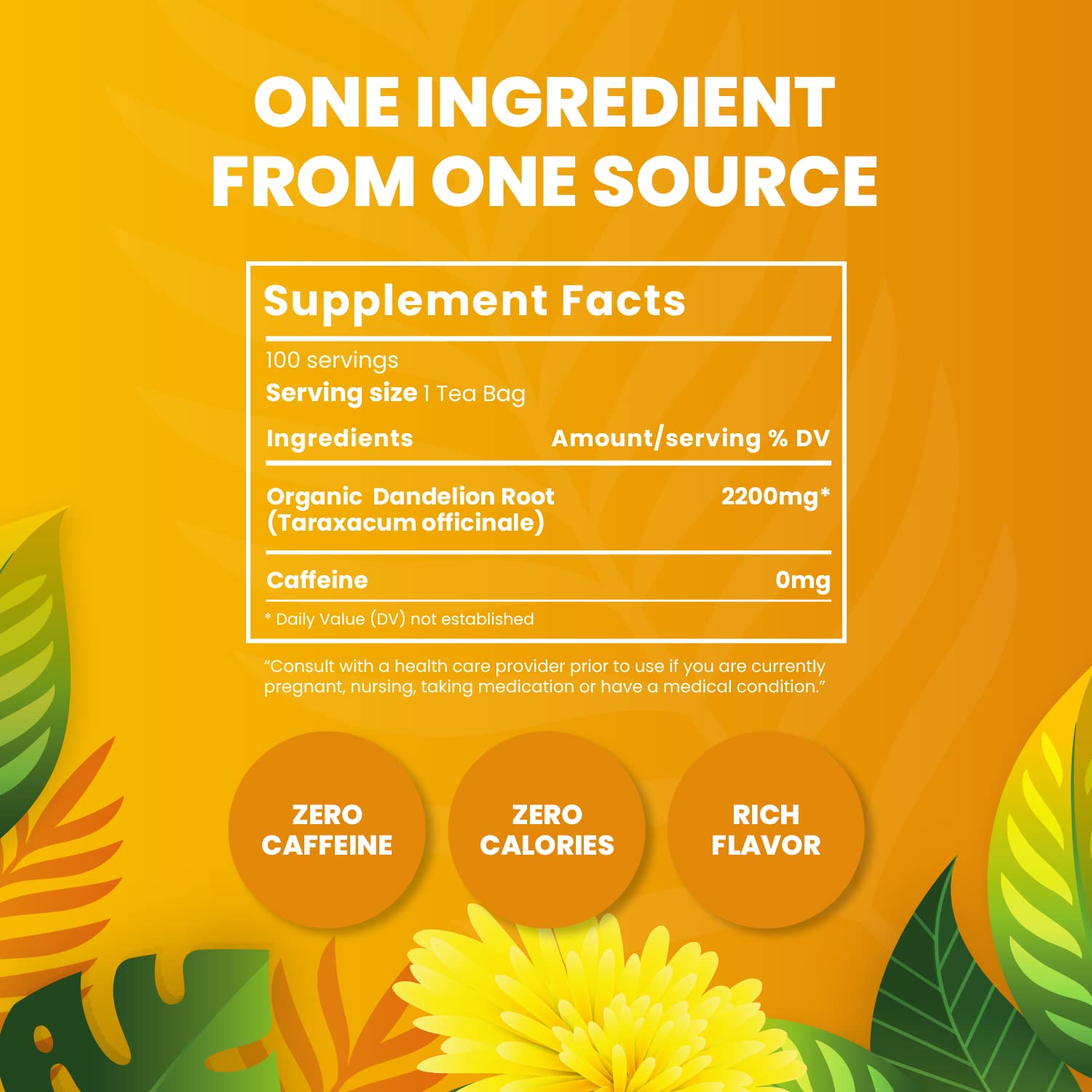VitaminEsentials dandelion tea benefits