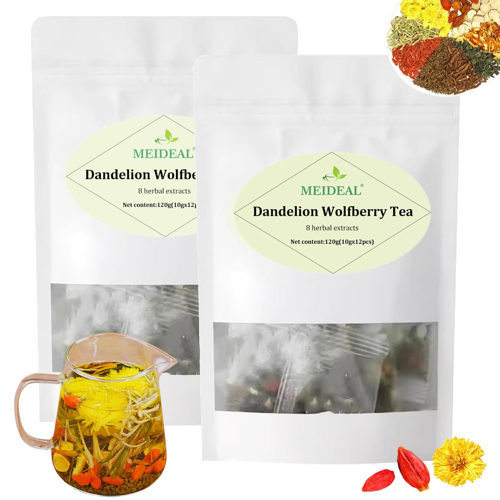 VitaminEsentials dandelion wolfberry tea bags