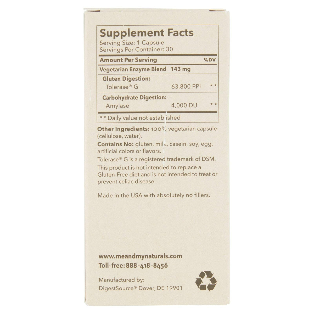 VitaminEsentials digestive enzymes capsules