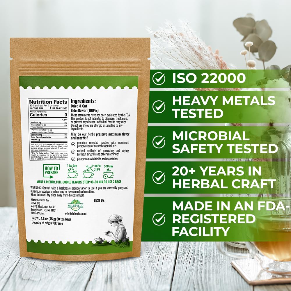 VitaminEsentials elderflower tea benefits
