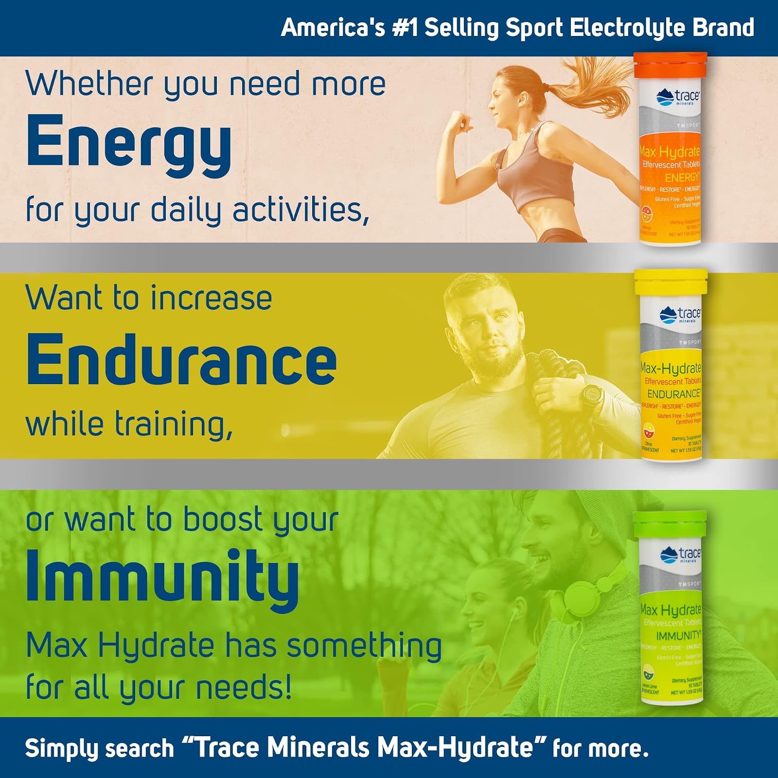 VitaminEsentials electrolyte tablets for daily wellness